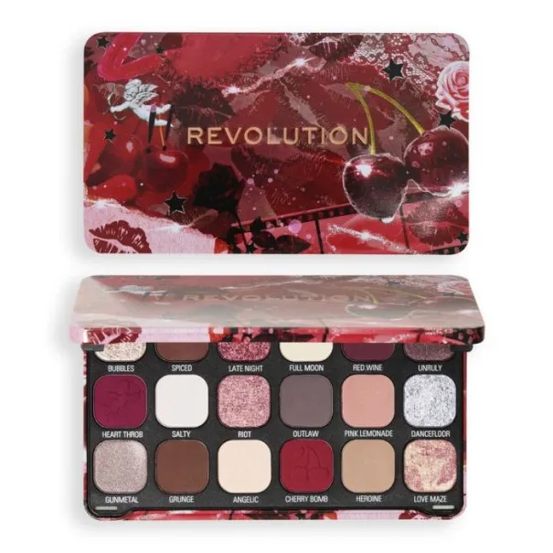 EYESHADOW REVOLUTION CHERRY REBEL RED