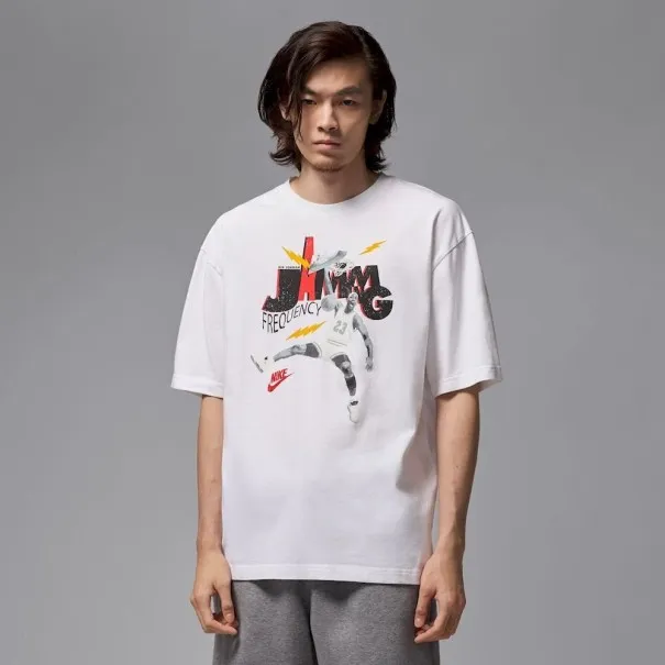 T-shirt Homme NIKE M J BRAND JAM 85 SS CREW Taille XS