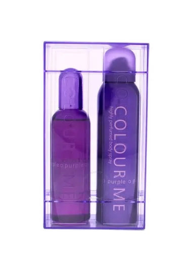 Colour Me Coffret Purple Women eau de Parfum 100Ml Body Spray