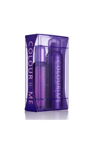 Colour Me Coffret Purple Women eau de Parfum 100Ml Body Spray