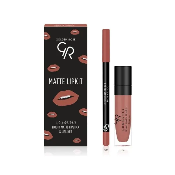 Lipgloss Golden Rose SET WARM SABLE