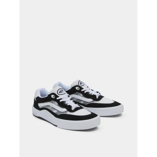 Vans Homme – Baskets basses Vans – Blanc Noir Pointure 43